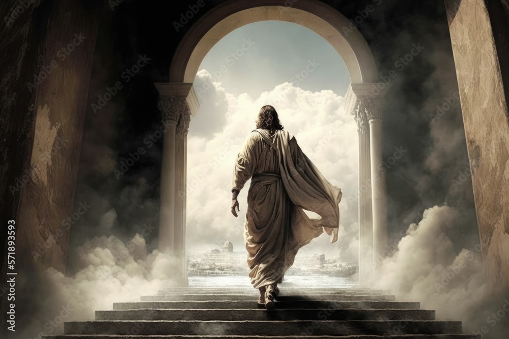 Jesus At The Gates Of Heaven