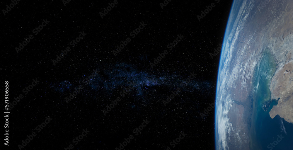 Planet Earth on space background. Elements of this image furnished by ...