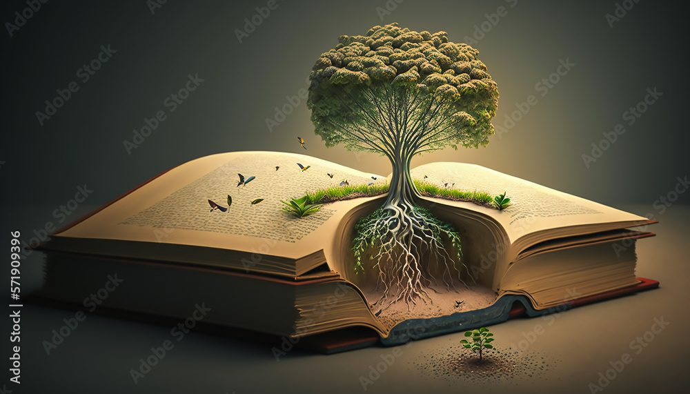 planting seed tree of knowledge and wisdom in the opening book ...