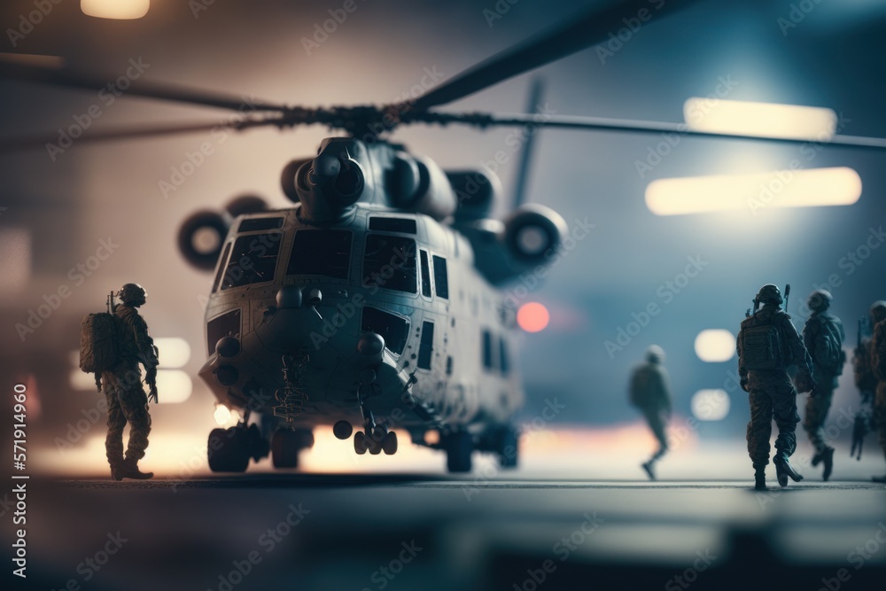 Creating an Incan-inspired Future Army Base: Soldiers Ready to Board ...