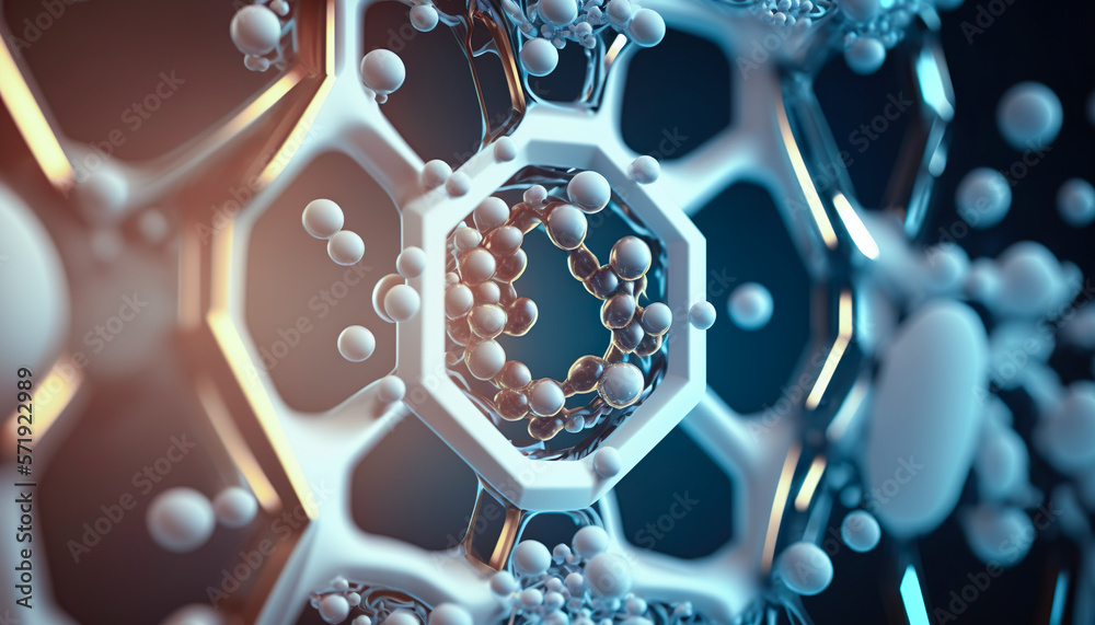 Structure of molecule splitting,atomic,cell dna science chemical for ...