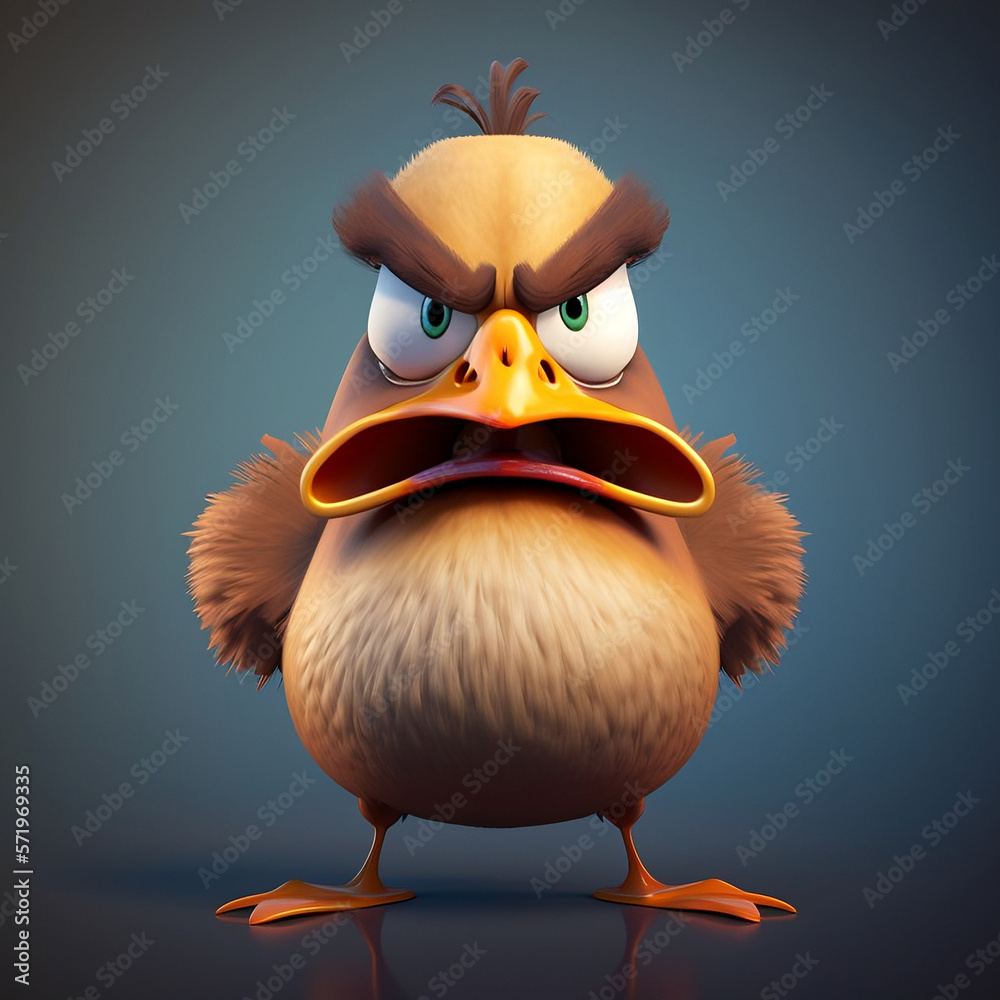 duck, animal, angry duck, angry animal, ultra hd, duck photo, 4K, 3d ...