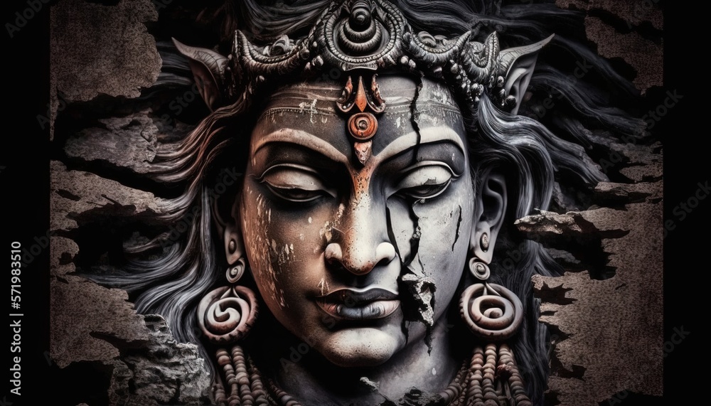 Shiva old statue broken Top Free Shiva Desktop Backgrounds generative ...