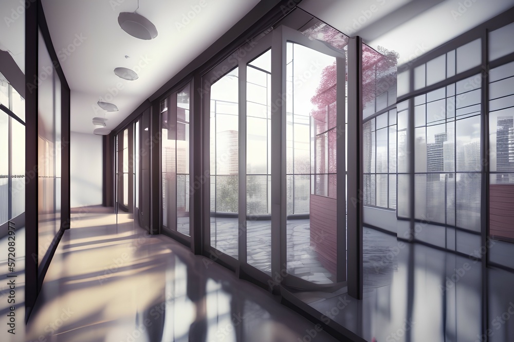 office building - Generate AI Stock Illustration | Adobe Stock