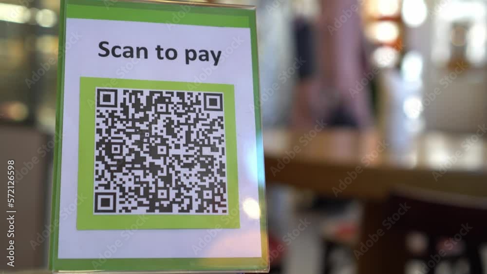 QR code payment. Pay touch-free with a QR code. Touchless digital ...
