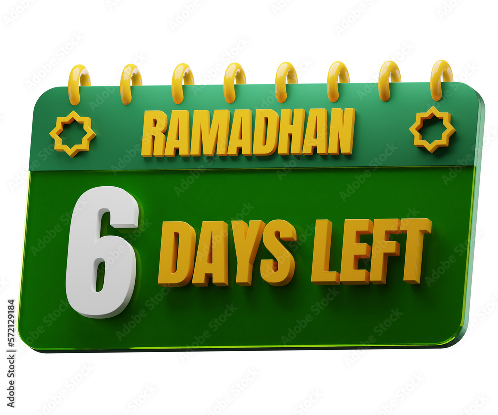 6 Days Left Countdown