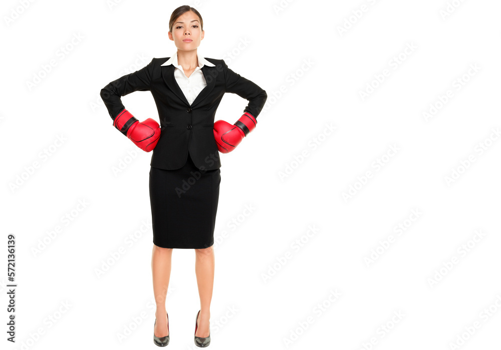 Strong business woman boss executive concept. Businesswoman standing ...