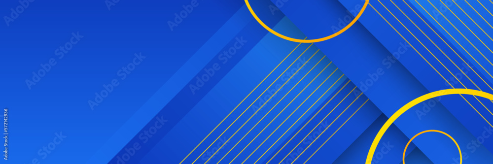 Elegant Blue and Yellow Floral Background Design for Your Creative ...