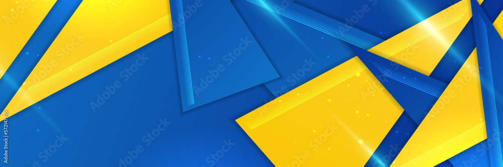Background with colorful blue and yellow gradations for your covers ...