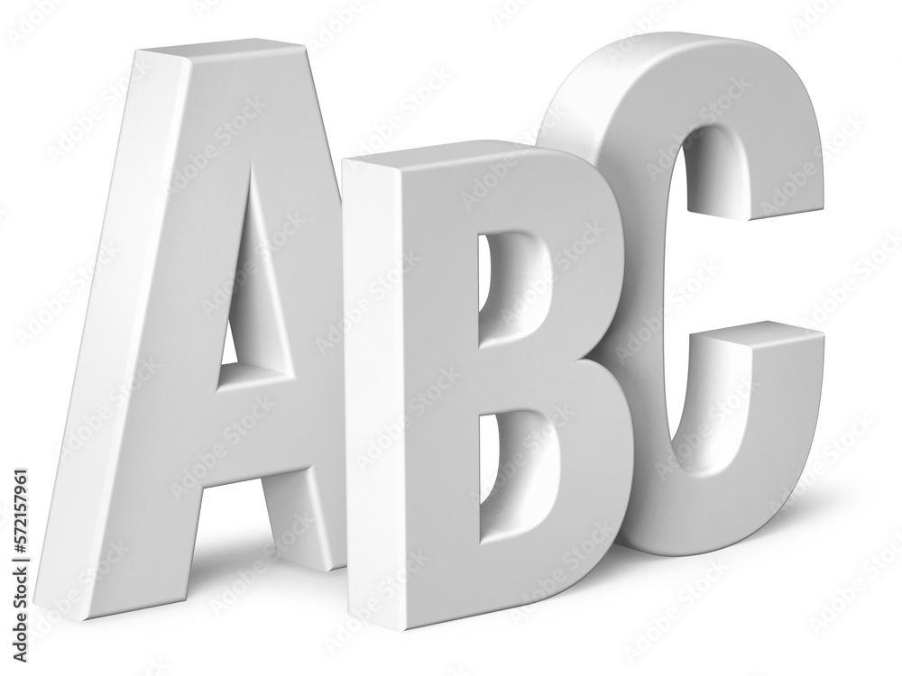 Block Capital Letters ABC Isolated On White 3D Literature And Learning block-capital-letters-abc-isolated-on-white-3d-literature-and-learning