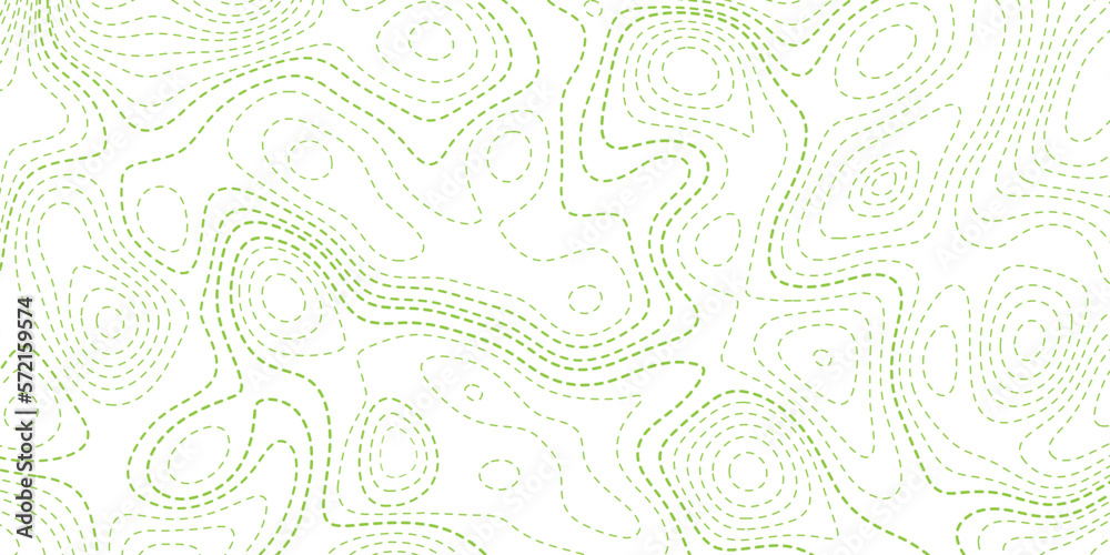 Green contours vector topography. Geographic mountain topography vector ...