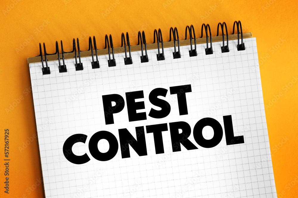 Pest Control - regulation or management of a species defined as a pest ...