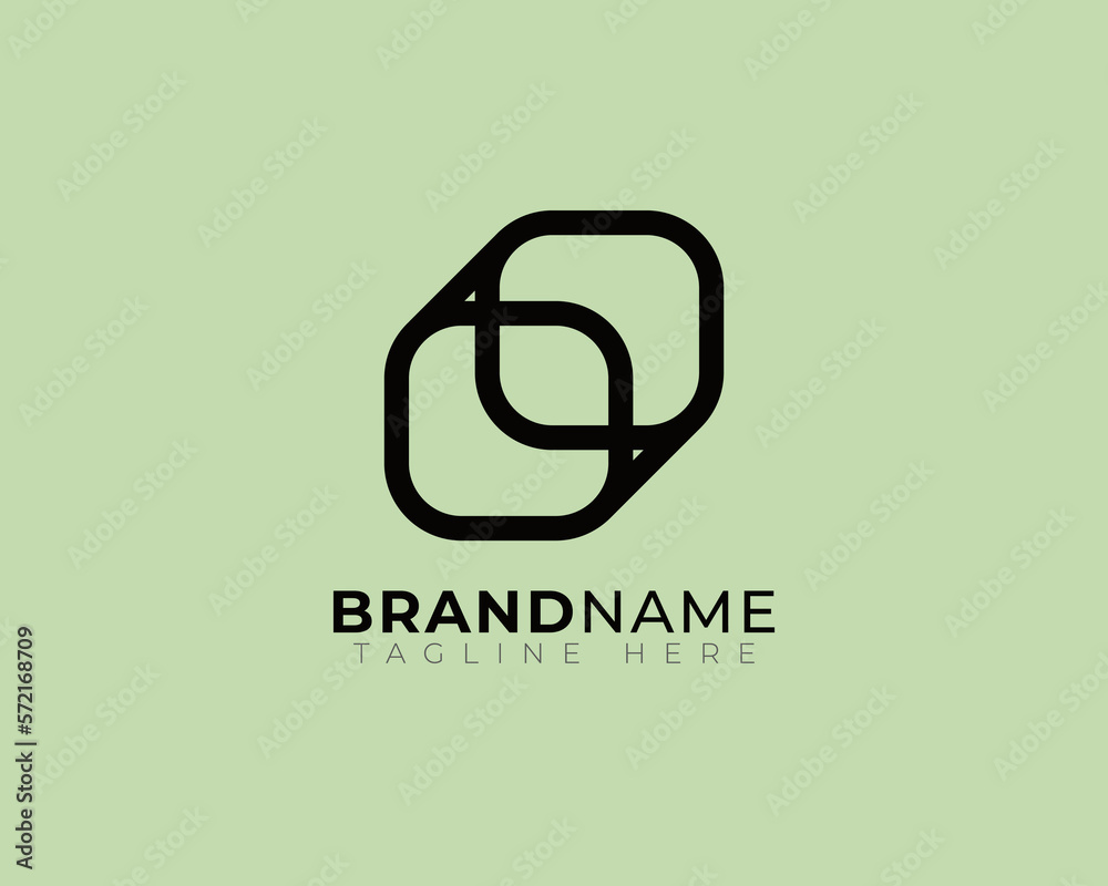 simple modern minimalist symbol of transformation transition Logo of ...