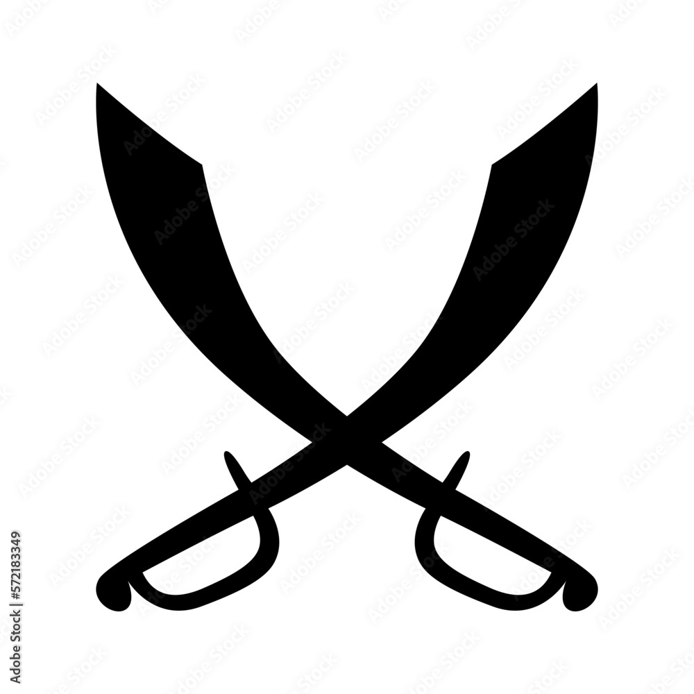 Vetor de arabic sword illustration. middle eastern army weapons Islamic ...