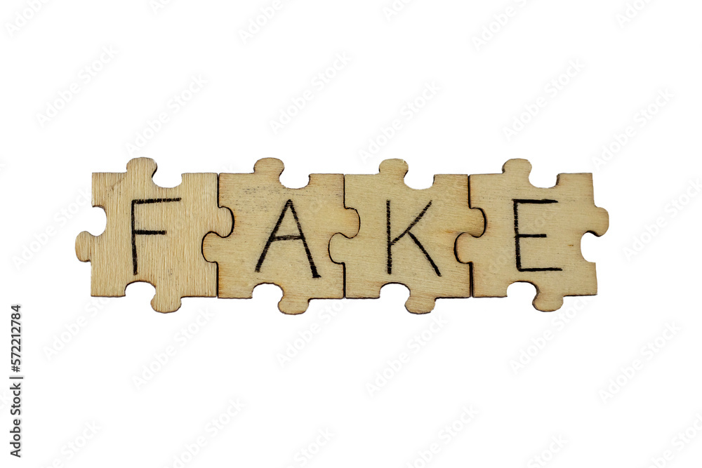 Learning FAKE. The hand lettering on the wooden puzzles is insulated on ...