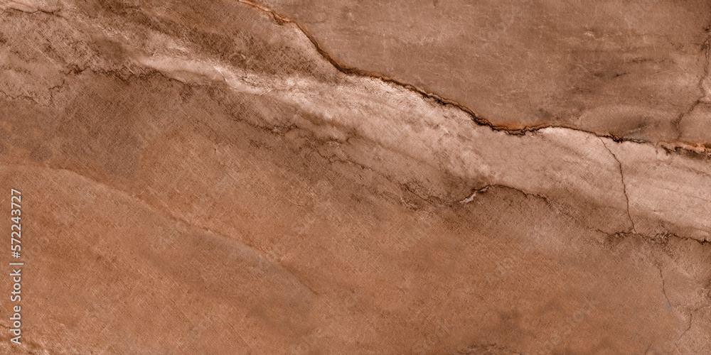 Dark brown marble texture background with brown veins. calcite with a ...