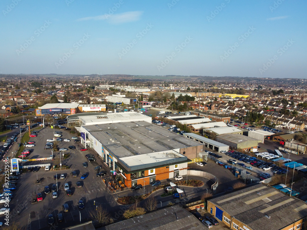 Aerial Image of Chaul End Lane Super Market and Retail Centre ...