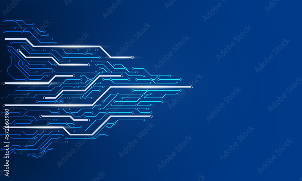 Circuit board texture background design. Waves flow. Quantum explosion ...