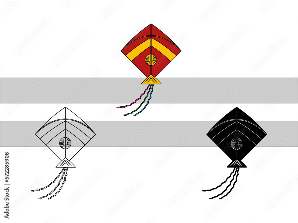 Kite SVG Cut Files | Kite Silhouette | Flying Kite Svg | Kids Svg ...