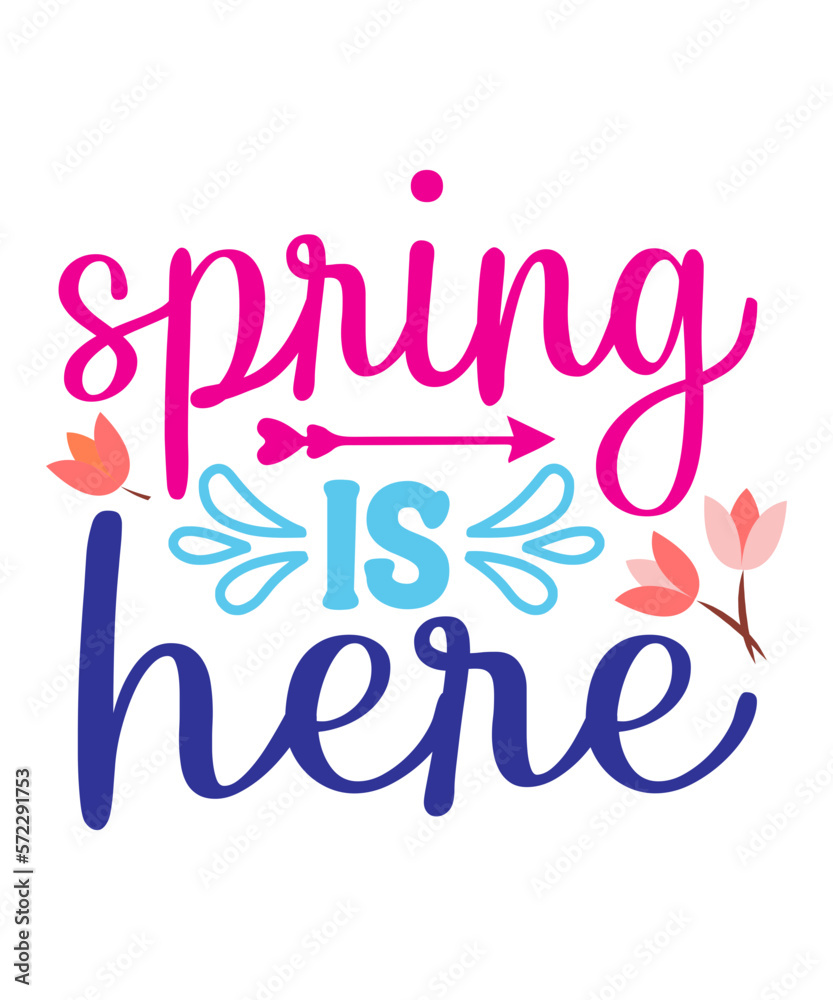 Spring Svg Bundle, Flower svg, Spring svg, Easter svg, Spring Flower ...