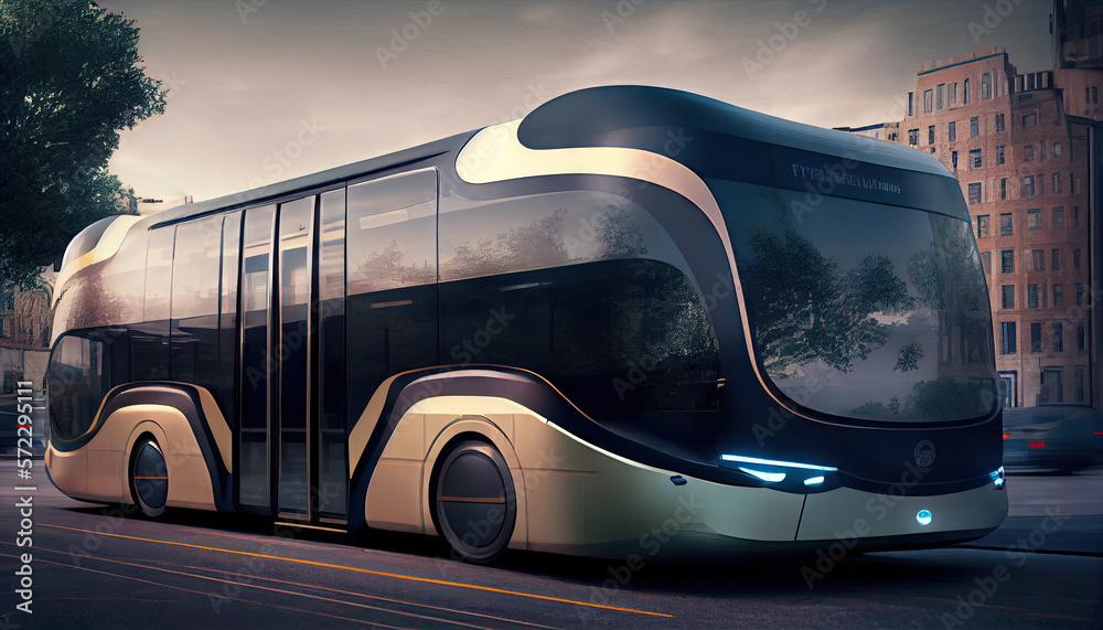Automated unmanned transport Bus, Future of autonomus Bus ...