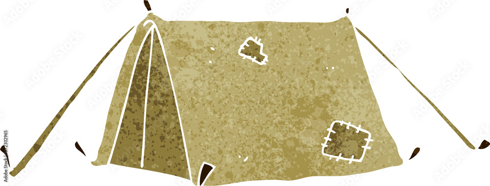 cartoon traditional tent Stock Illustration | Adobe Stock