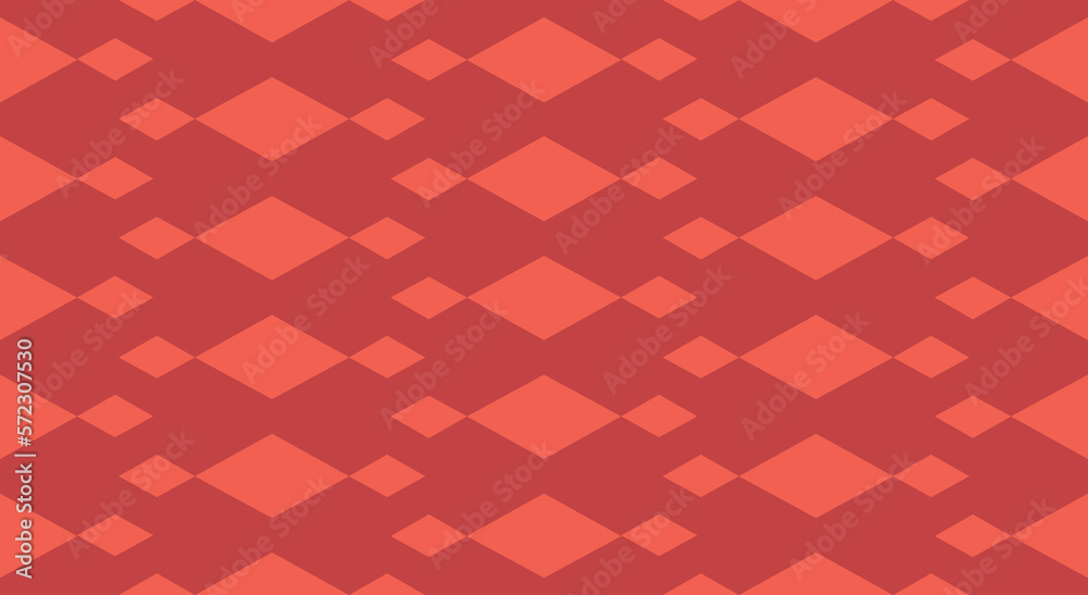 Red diamond pattern, rhomb carpet texture in top view. Seamless joker ...
