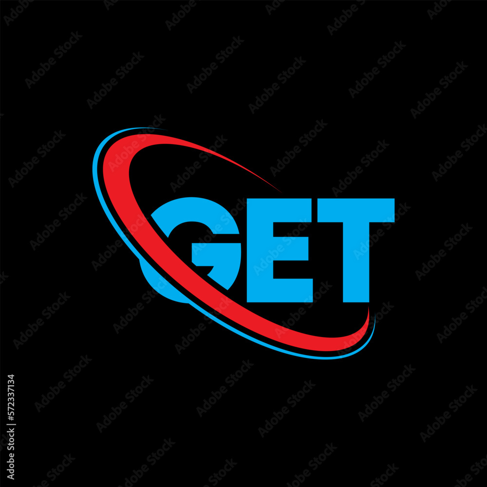 GET logo. GET letter. GET letter logo design. Initials GET logo linked ...