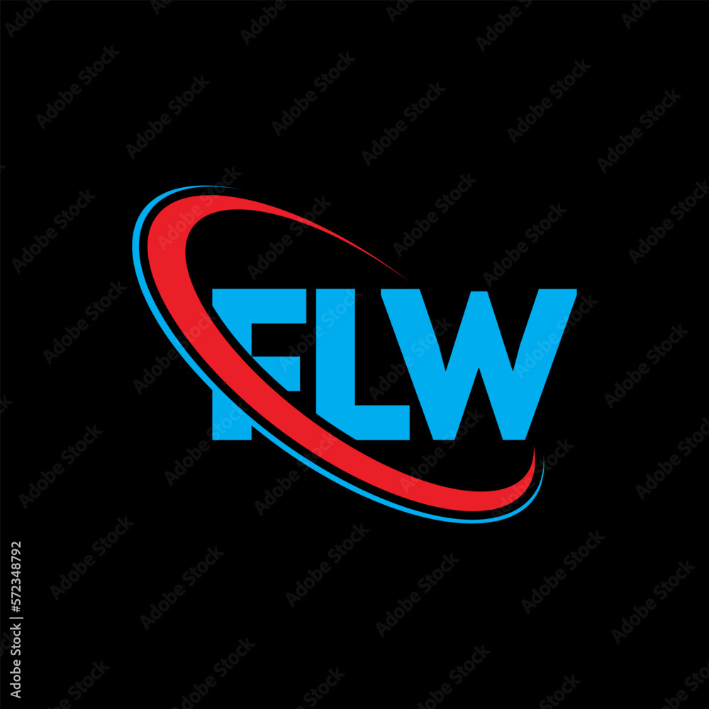 FLW logo. FLW letter. FLW letter logo design. Initials FLW logo linked ...