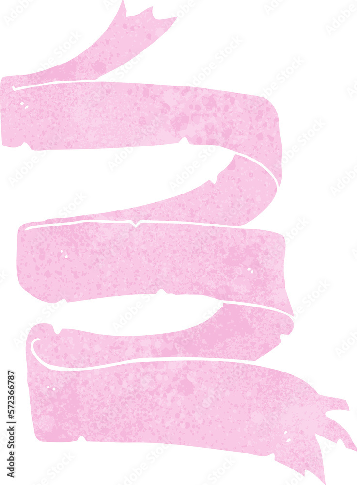 cartoon pink scroll Stock Illustration | Adobe Stock