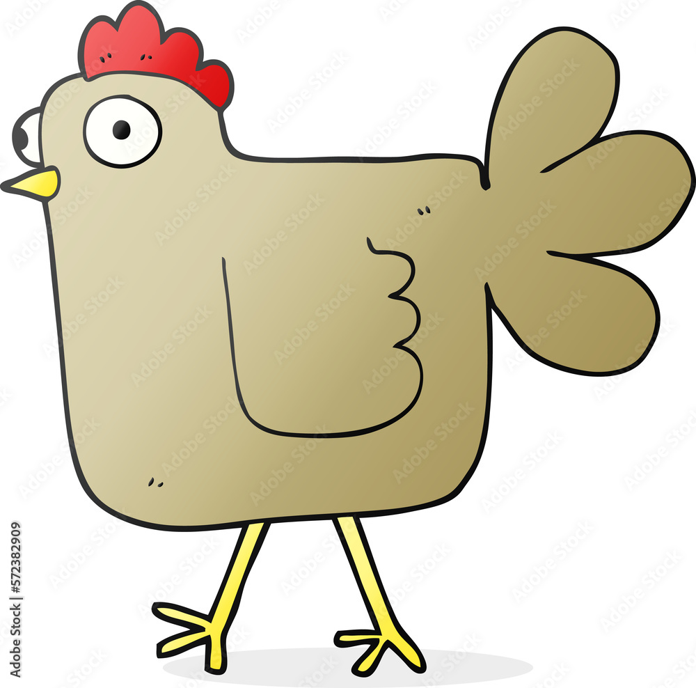 cartoon chicken Stock Illustration | Adobe Stock