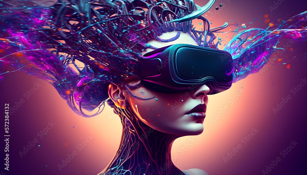 Exploring the Metaverse : Futuristic VR Art created with Generative AI ...
