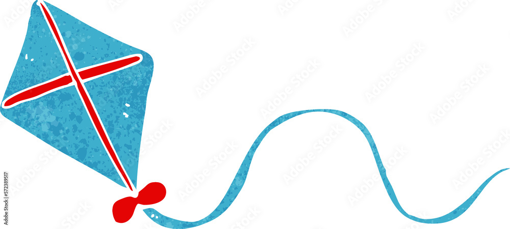 cartoon kite Stock Illustration | Adobe Stock