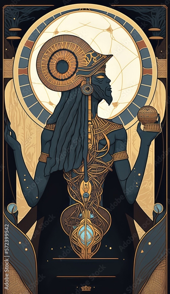 The Egyptian God, Ptah – Creator God & Maker of Things in Egypt. AI ...