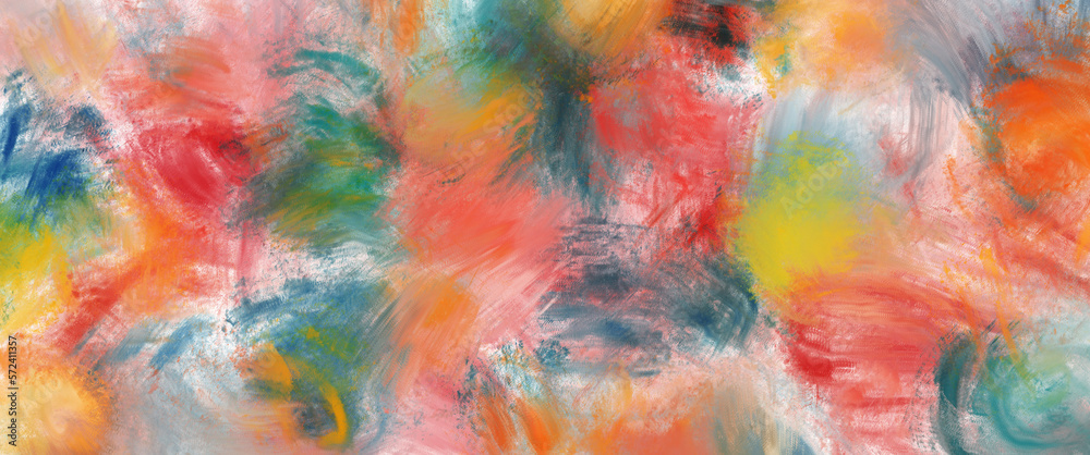 Abstract pastel background painting, creative hand drawn art made with ...