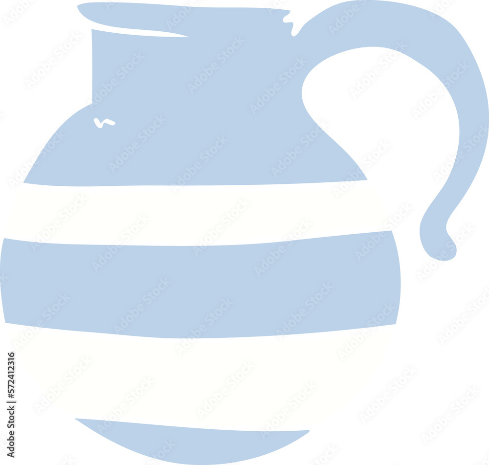cartoon doodle of a jug Stock Illustration | Adobe Stock