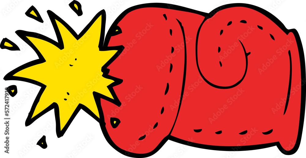 cartoon punch Stock Illustration | Adobe Stock