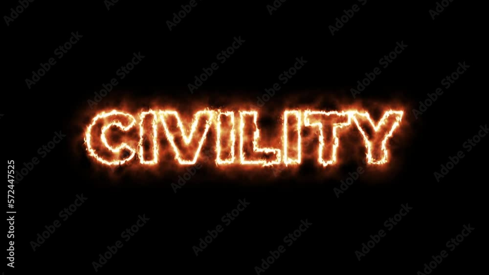 civility burning word, fire text. fire text effect black background ... civility burning word, fire text. fire text effect black background ...