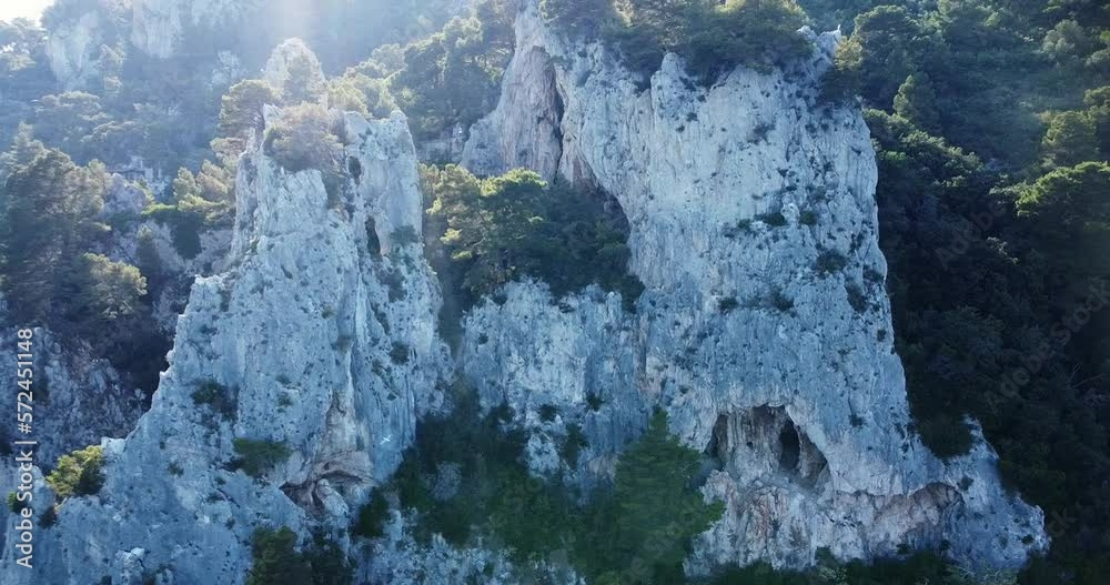 Arco Naturale, limestone arch that forms a bridge between two pillars ...
