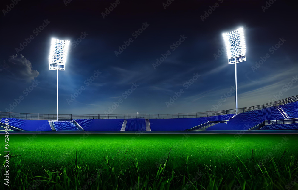Cinematic Football stadium background with full of crowded audience ...