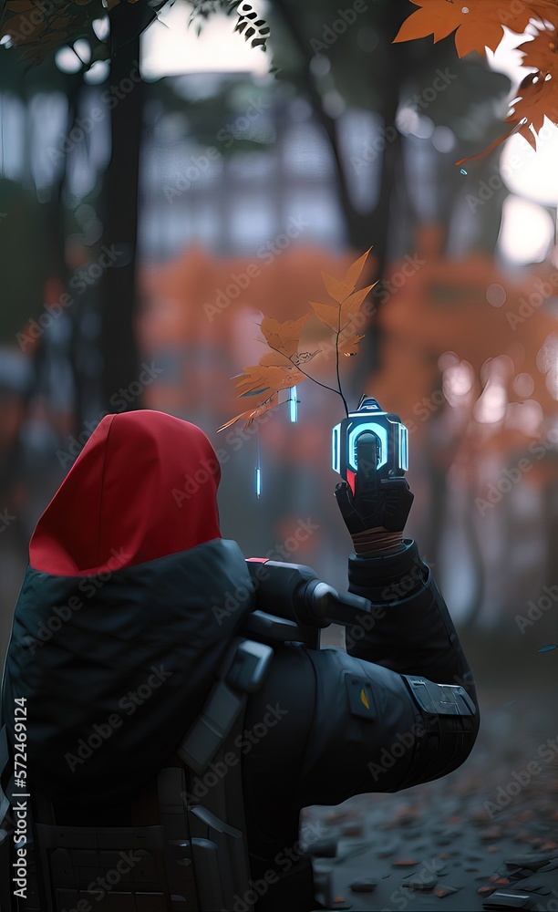 photographer in action made using Generative AI Technology. Stock ...