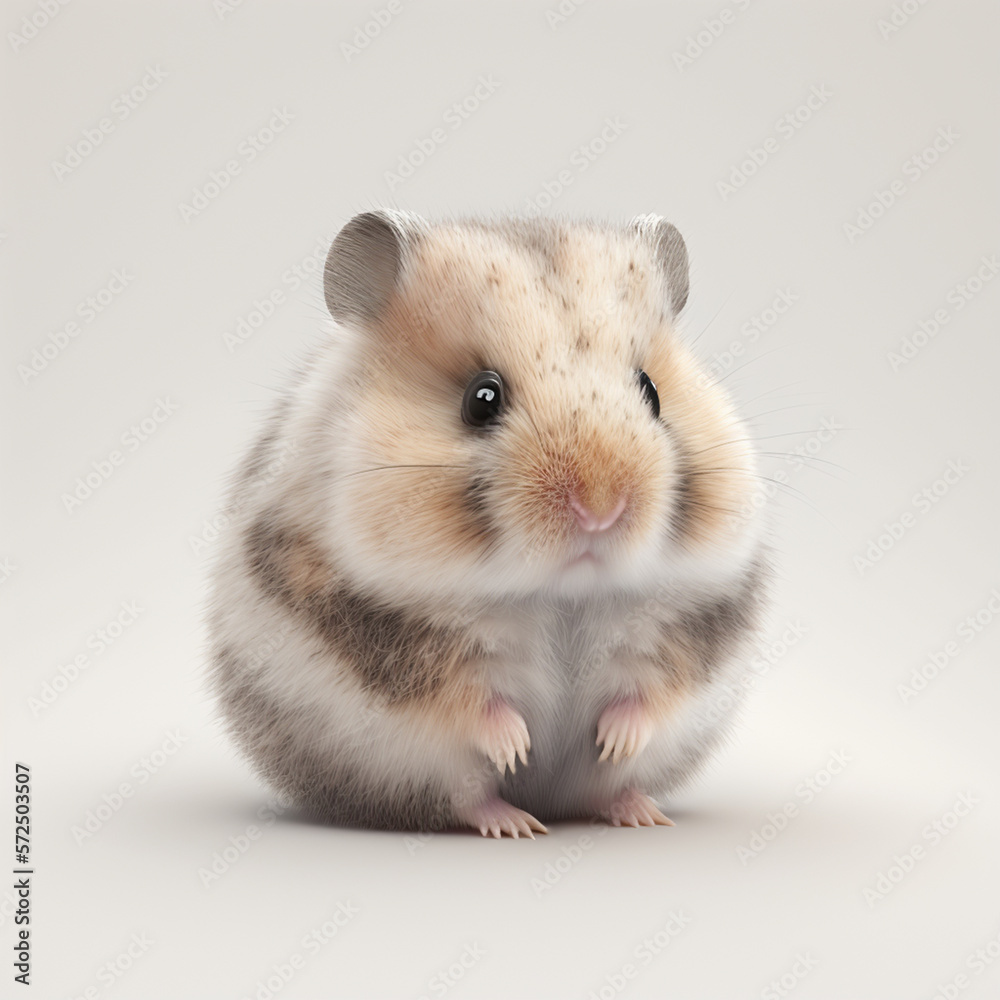 Hamster Mini Roborovski - Super Cute - Realistic Illustration - AI ...