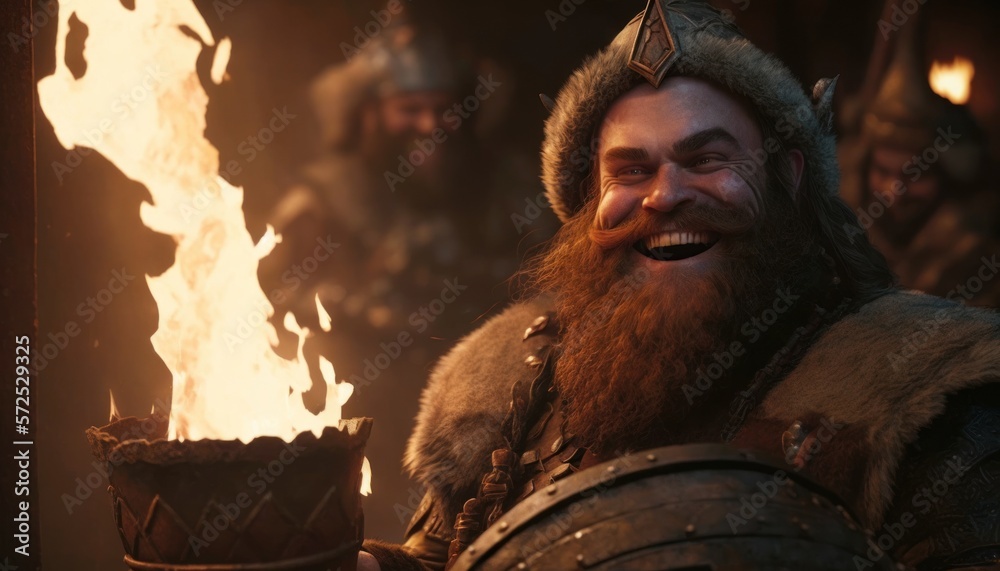 Gimli, the dwarf warrior, brings a fiery spirit and a hearty laugh to ...