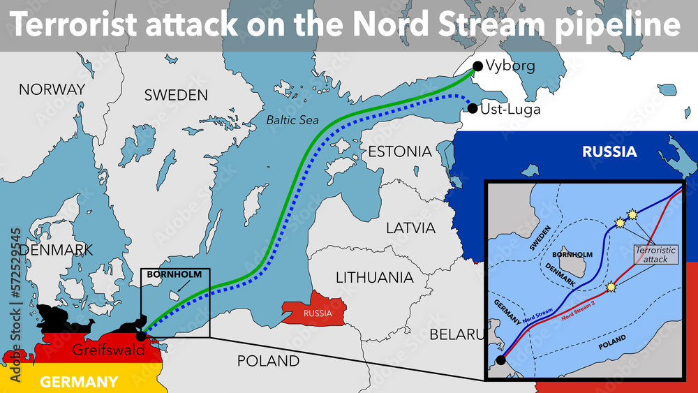 Nord stream 1 and 2 attack, the gas pipeline that starts from Russia ...