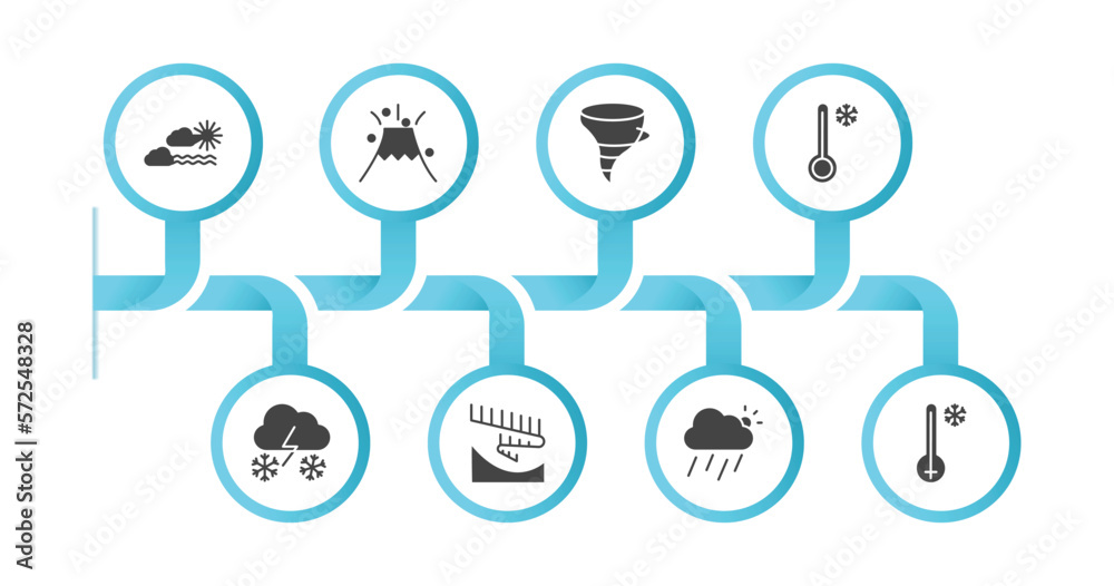 editable filled icons with infographic template. infographic for ...