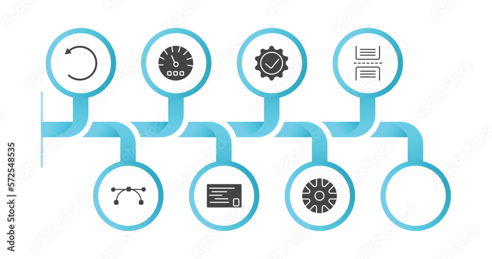 editable filled icons with infographic template. infographic for user ...