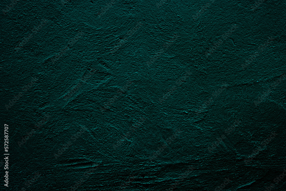 Teal colored abstract wall background with textures of different shades ...
