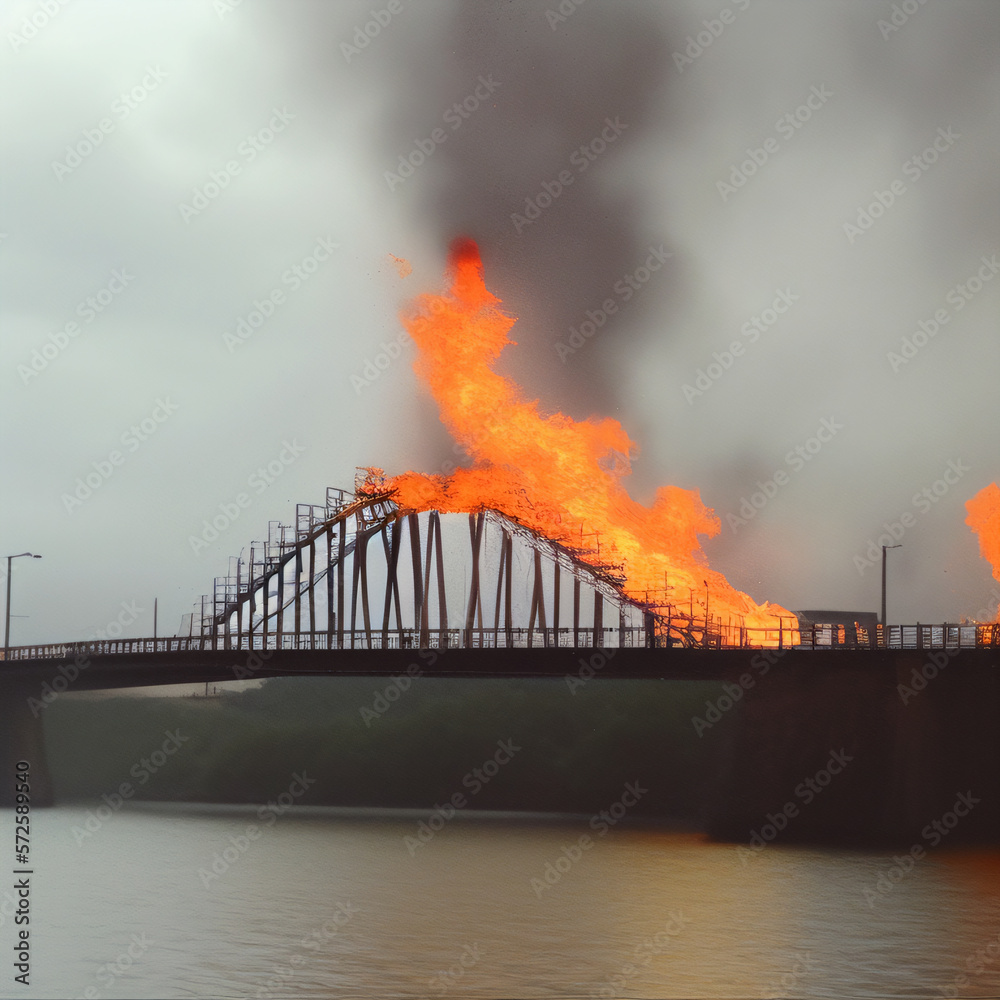 Burning Bridges Concept in War For Ending Relationships With Coworkers ...