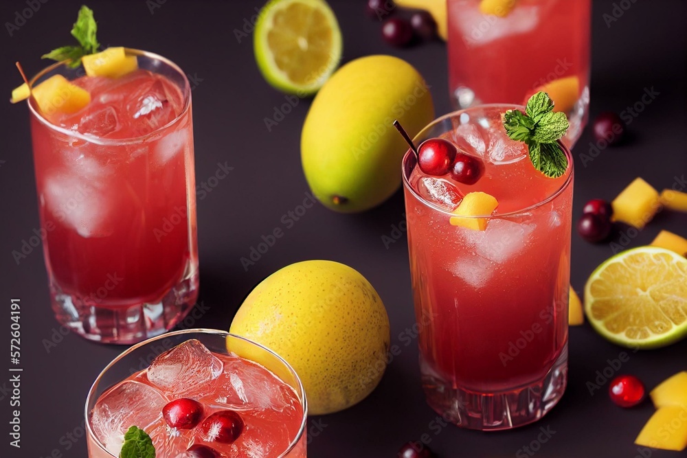 Bringing Sweetness to Your Sips: Mango Cranberry Liqueur Cocktails ...