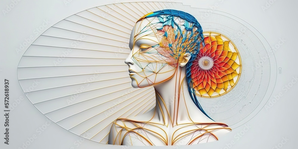 A visually striking image that showcases the capabilities of AI, such ...